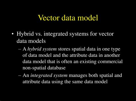 PPT Vector Data Model PowerPoint Presentation Free Download ID