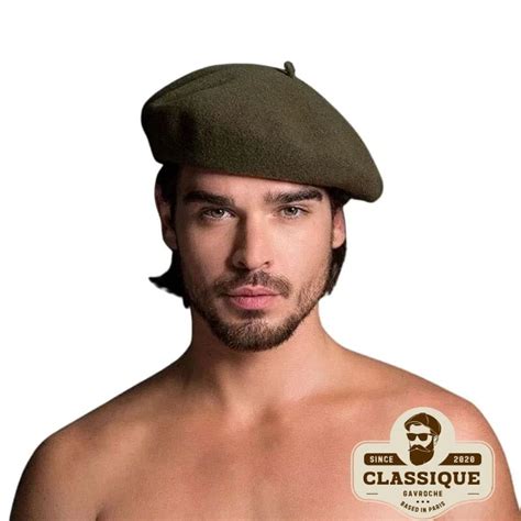 Béret Basque Homme Kaki En Livraison Gratuite Économisez 30 Sur