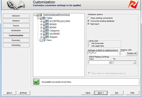 I Have A Lot Of Tables In My Source Database But I Dont Need To