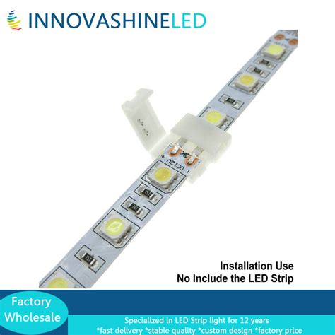 Led Strip Middle Connector Solderless Clip Connector Clamps Welding