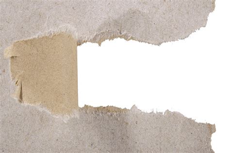 매끄러운 회색 시트에서 용지의 찢어진 부분 종이 한 조각이 찢어졌다 0명에 대한 스톡 사진 및 기타 이미지 0명 가장자리