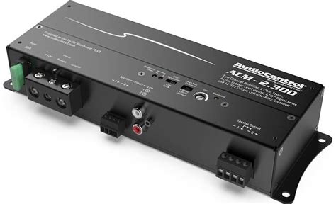 AudioControl ACM 2 300 ACM Series Compact 2 Channel Car Amplifier 75 Watts RMS X 2 At Crutchfield