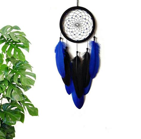 Черно синий ловец снов — цена 311 грн в каталоге Настенный декор Купить товары для дома и быта