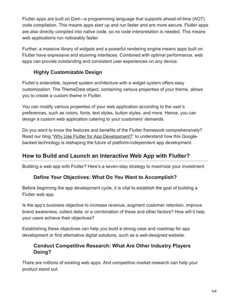 Ppt Launching Web Apps With Flutter A Comprehensive Guide Powerpoint