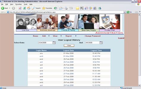 Client Server Communication System In Aspnet Code With C