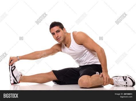 Sitting Hamstring Image Photo Free Trial Bigstock