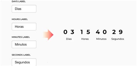 Responsive Countdown Timer Widget Features Custom Settings