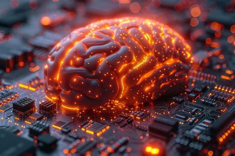 Premium Photo Human Brain Electrical Signals And Connections In The Brain