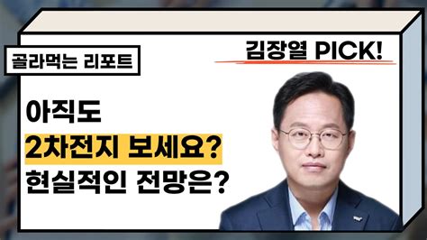 골라먹는 리포트 2차전지 리스크 이제는 김장열골라먹는리포트매일경제tv Youtube