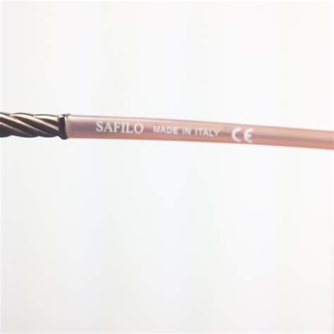 Safilo Accessories Safilo Pink Gold Optical Reading Eyeglass Frames