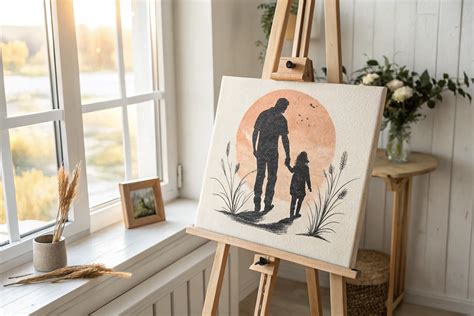 5 Creative Fathers Day Canvas Painting Ideas To Diy At Home Finebrushes