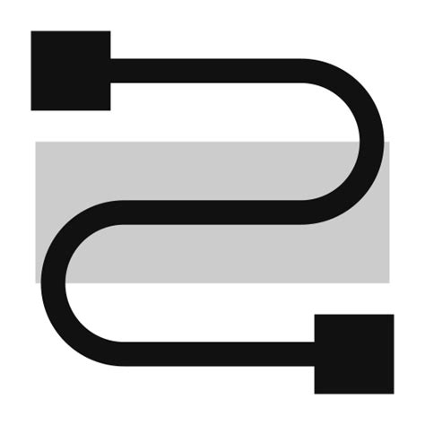 Connector Chart Formatting Diagram Flowchart Curved Workflow Icon Download On Iconfinder