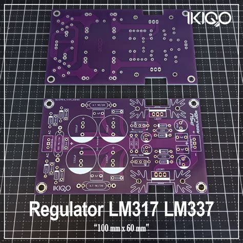 Jual Pcb Psu Regulator Simetris Ct 15v Lm317 Lm337 Anistardi Double