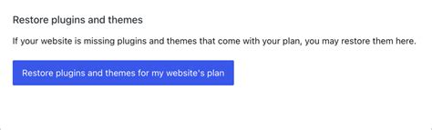 Restore Plugins And Themes Support