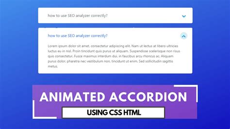 Accordion Using Bootstrap Html Css Youtube