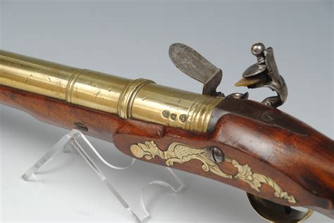 18th Century Brass Barrelled Flintlock Blunderbuss