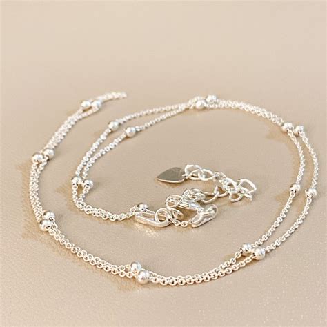 실버925 이태리 실버 볼 체인 목걸이 Snf10 에이치라미