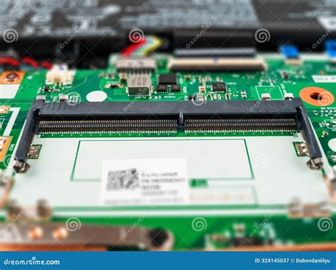 RAM Modules In A Laptop Increasing Replacement Repair Close Stock Image Image Of Modern