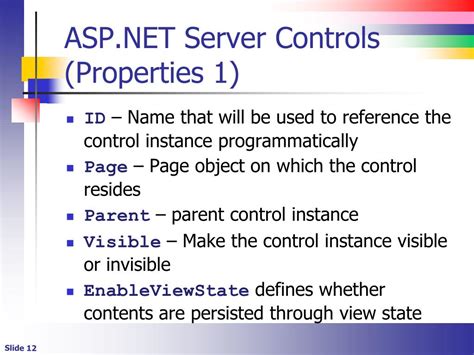 Ppt Asp Net Core Server Controls Powerpoint Presentation Free Download Id