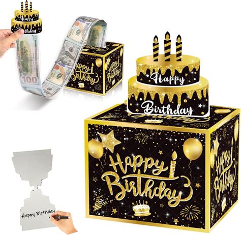 Fergono Happy Birthday Money T Box 50pcs Plastic Bags