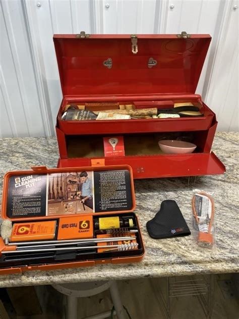 Toolbox W Reloading And Gun Accessories Live And Online Auctions On
