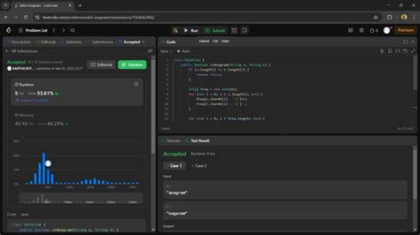 Leetcode75 Problemsolving Optimizedcode Java Dsa Anagramchallenge Karthickeyan N