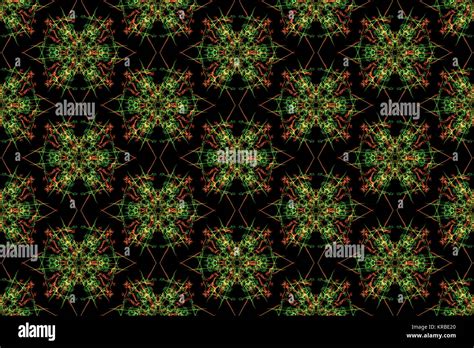Digital Abstract Background Tile Seamless Pattern Silk Symmetry Seamless Pattern Series Stock