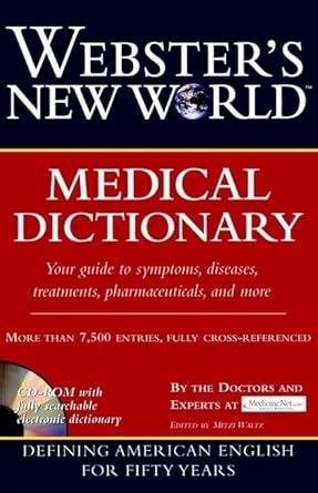 Websters New World Medical Dictionary Waltz Mitzi
