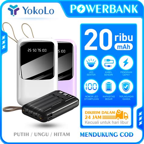 Jual Power Bank Mini Mah Super Lightweight Palm Size Powerbank Universal Powerbank Fast