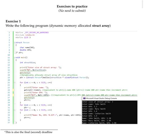 Solved Need Help With Exercise And C Programming This Chegg