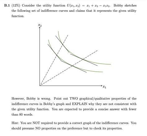 solved b 1 12 consider the utility function u x1 x2