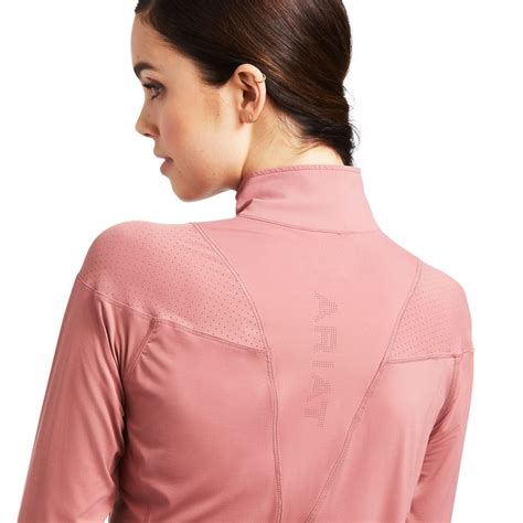Ariat® Ladies Auburn 14 Zip Antique Rubia Baselayer Shirt 10039493