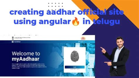 veluru ravi on linkedin aadhaar official site using angular in telugu