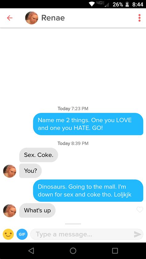 Sex And Coke R Tinder