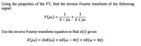 Solved Ift Property Use The Equation Above To Find
