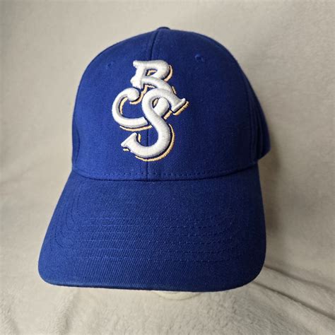 Biloxi Shuckers Minor League Baseball Hat Blue Intials Bs Osfm