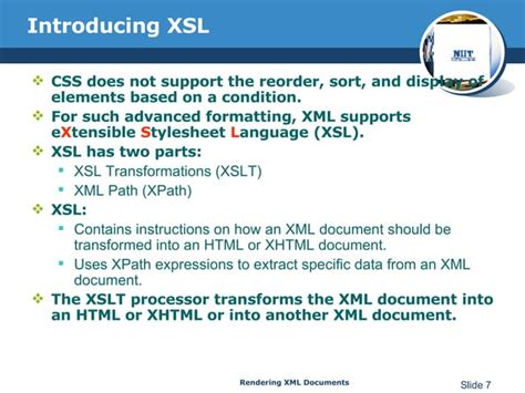 Rendering Xml Documents Ppt