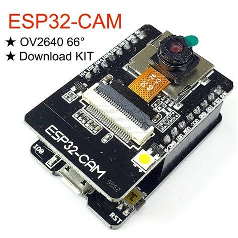 esp32 cam developments board with ov2640 camera module 66 degree wifi