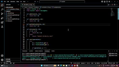 mannan agrawal on linkedin codsoft internship python gui