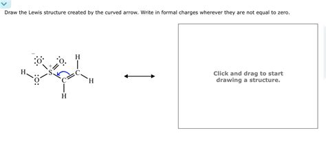 Solved Draw The Lewis Structure Created By The Curved Arrow