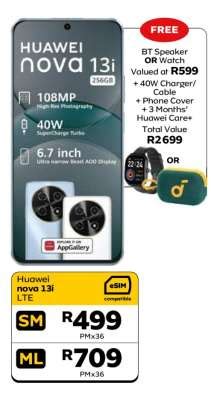 Huawei Nova Price Mtn Starting At R