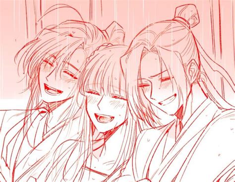 Mdzs Trio Yunmeng Siblings Wei Wuxian And Jiang Cheng Anime Manga