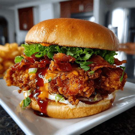 Spicy Chipotle Chicken Burger Easyreciper