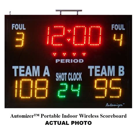 Automizer Portable Electronic Led Indoor Wireless Basketball Sports