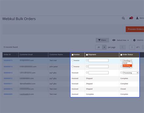 magento 2 bulk order processing mass shipment and tracking extension