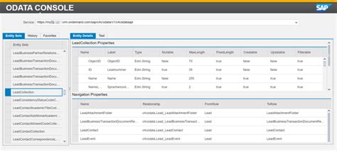 Sap Sales Cloud C4c Is Easy Odata Service Explorer