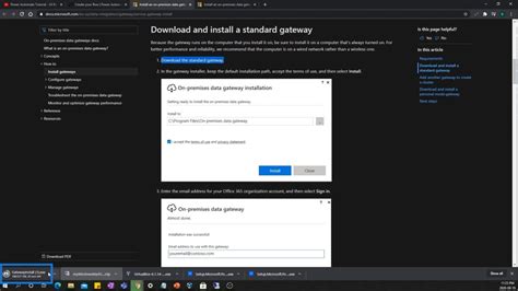 on premises data gateway in power automate