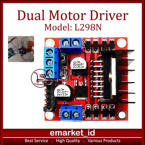 Motor Dual Driver Board L298nmodule L298 H Bridge Dc Stepper