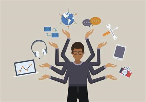 Multitasking Woman Vector Art Icons And Graphics For Free Download