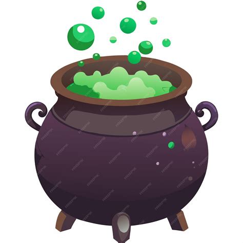 Magical Cauldron Vector Art Premium Ai Generated Vector